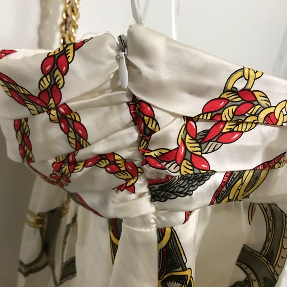 Cache | Tops | Cache Chain Detail Halter Top | Poshmark